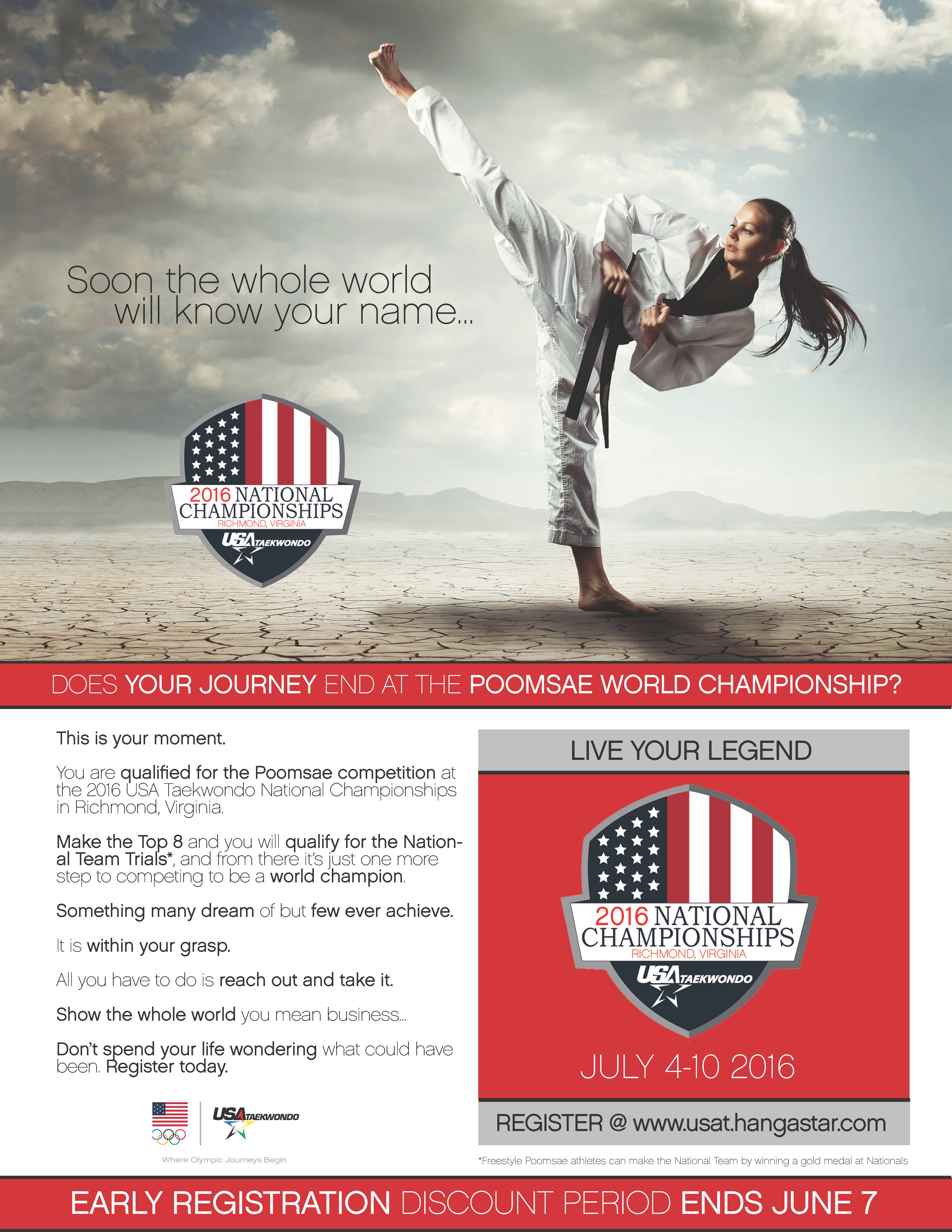 2016 US National Poomsae Team Trials to be held in August | USA ...